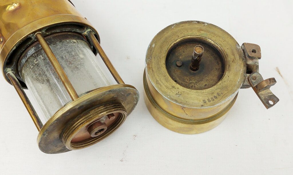 The Protector Miners Lamp Type A1 - Sally Antiques