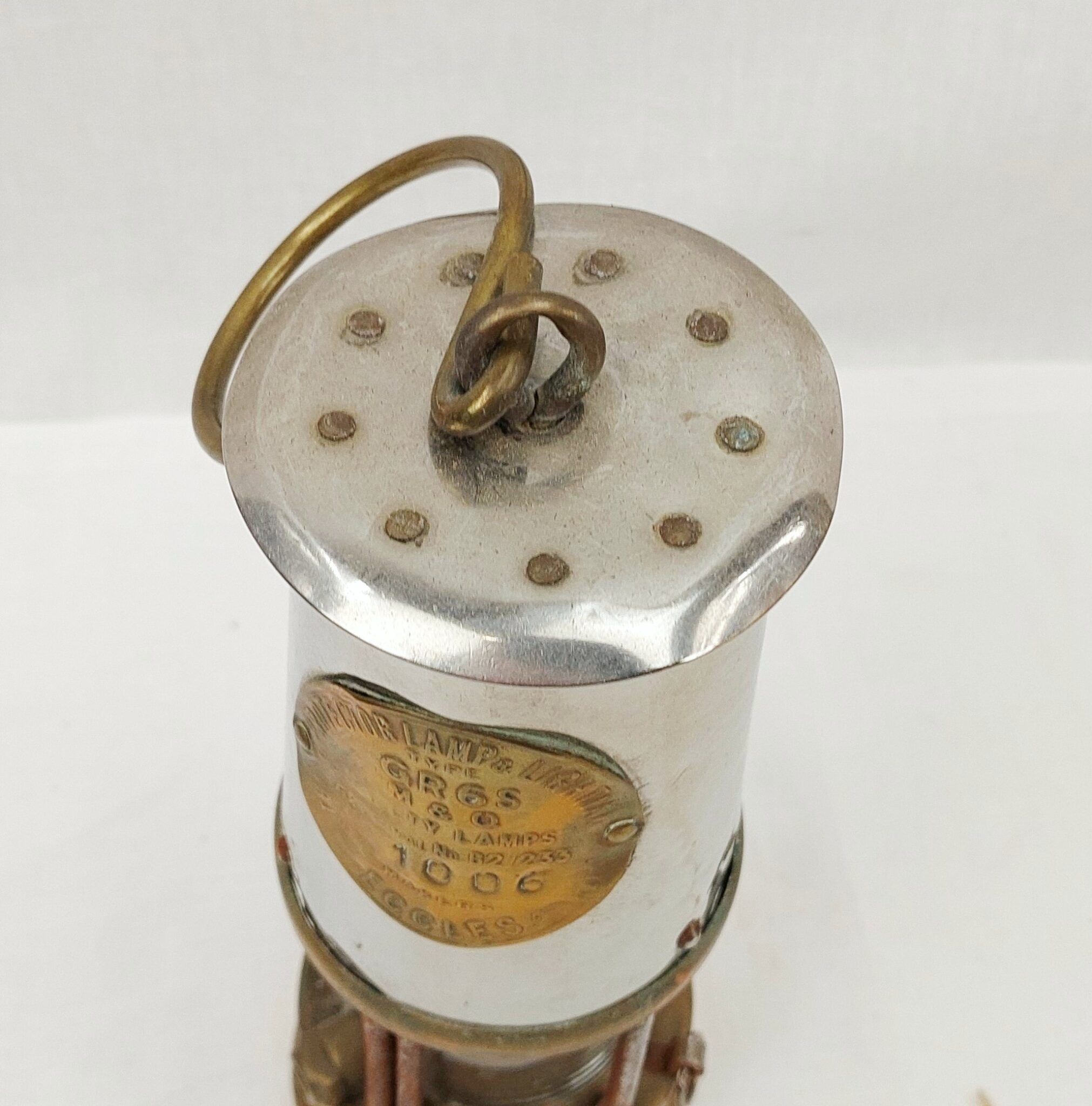 The Protector Miners Lamp Type GR6S - Sally Antiques