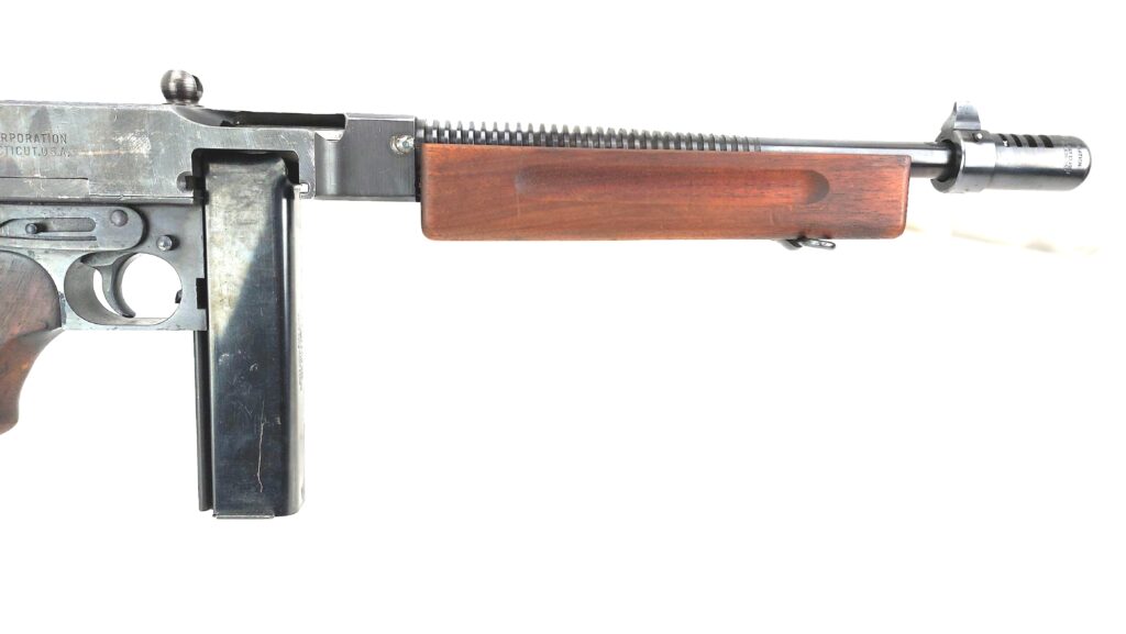 USA, WW2, 1941, .45 Cal Thompson M1928A1 Sub Machine Gun with Magazine ...