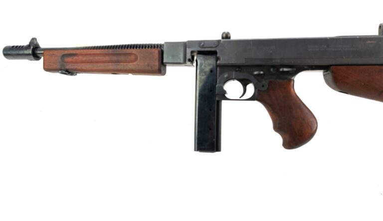 USA, WW2, 1941, .45 Cal Thompson M1928A1 Sub Machine Gun with Magazine ...
