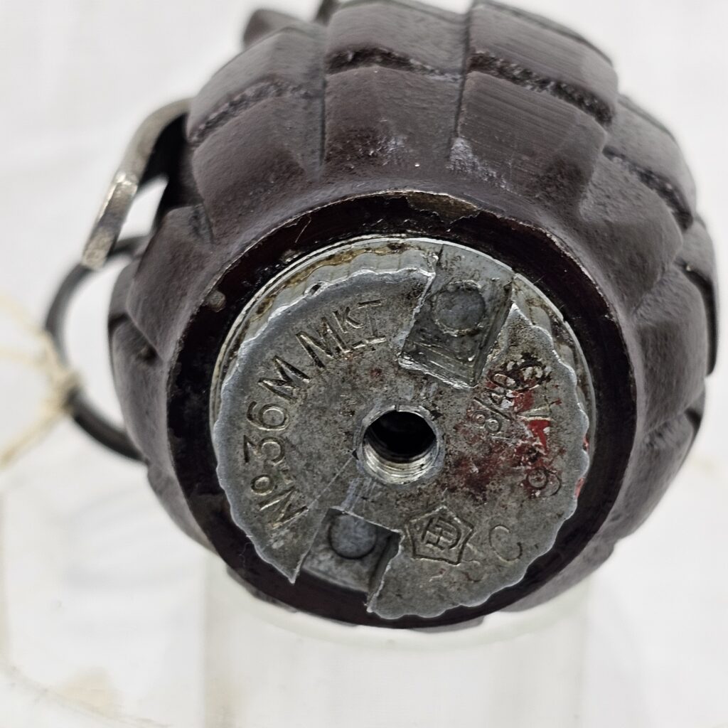 WW2 1940 Inert No. 36 MK1 British Mills Bomb by Parkinson Stone Company ...