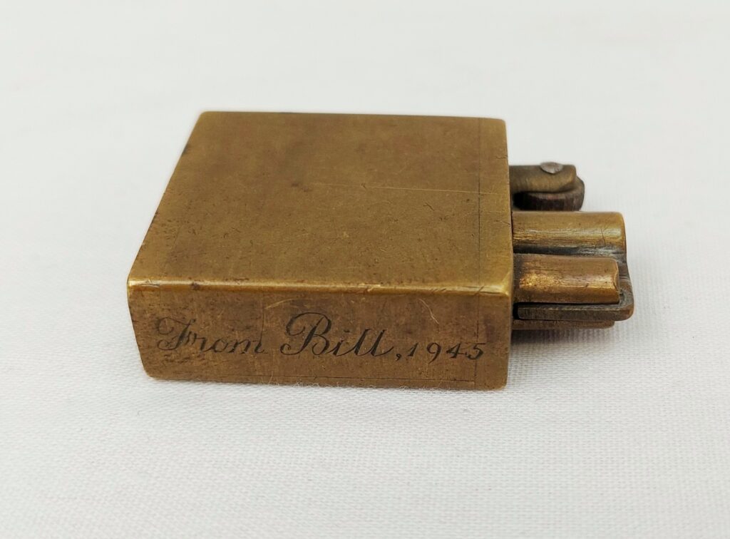 WW2 1945 Trench Brass Lighter - Sally Antiques