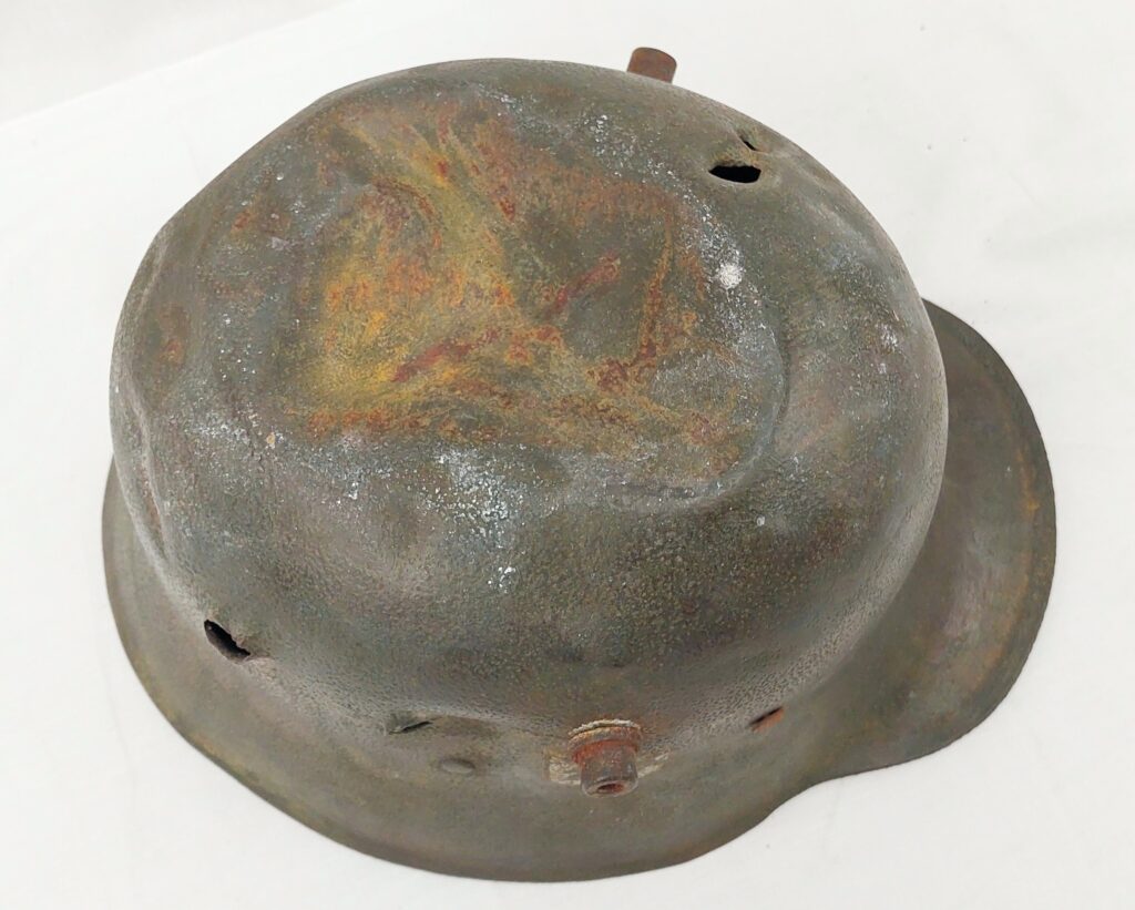 WW2 Austrian Transitional M16 SS Helmet Relic Shell - Sally Antiques