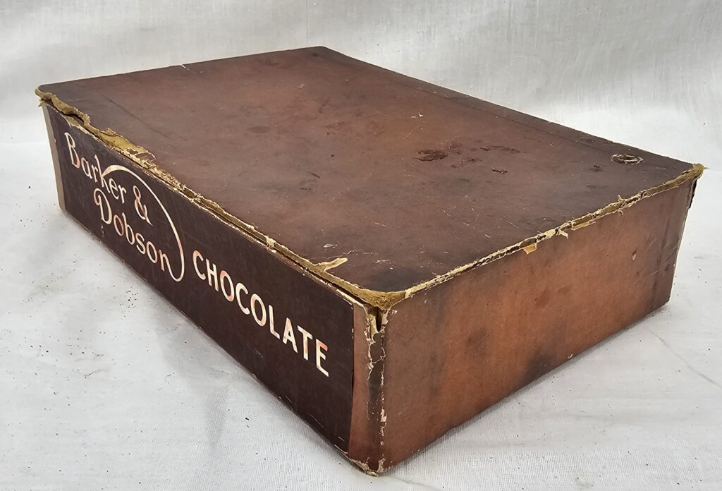 1920s Barker & Dobson Viking Chocolate Retail Box - Sally Antiques