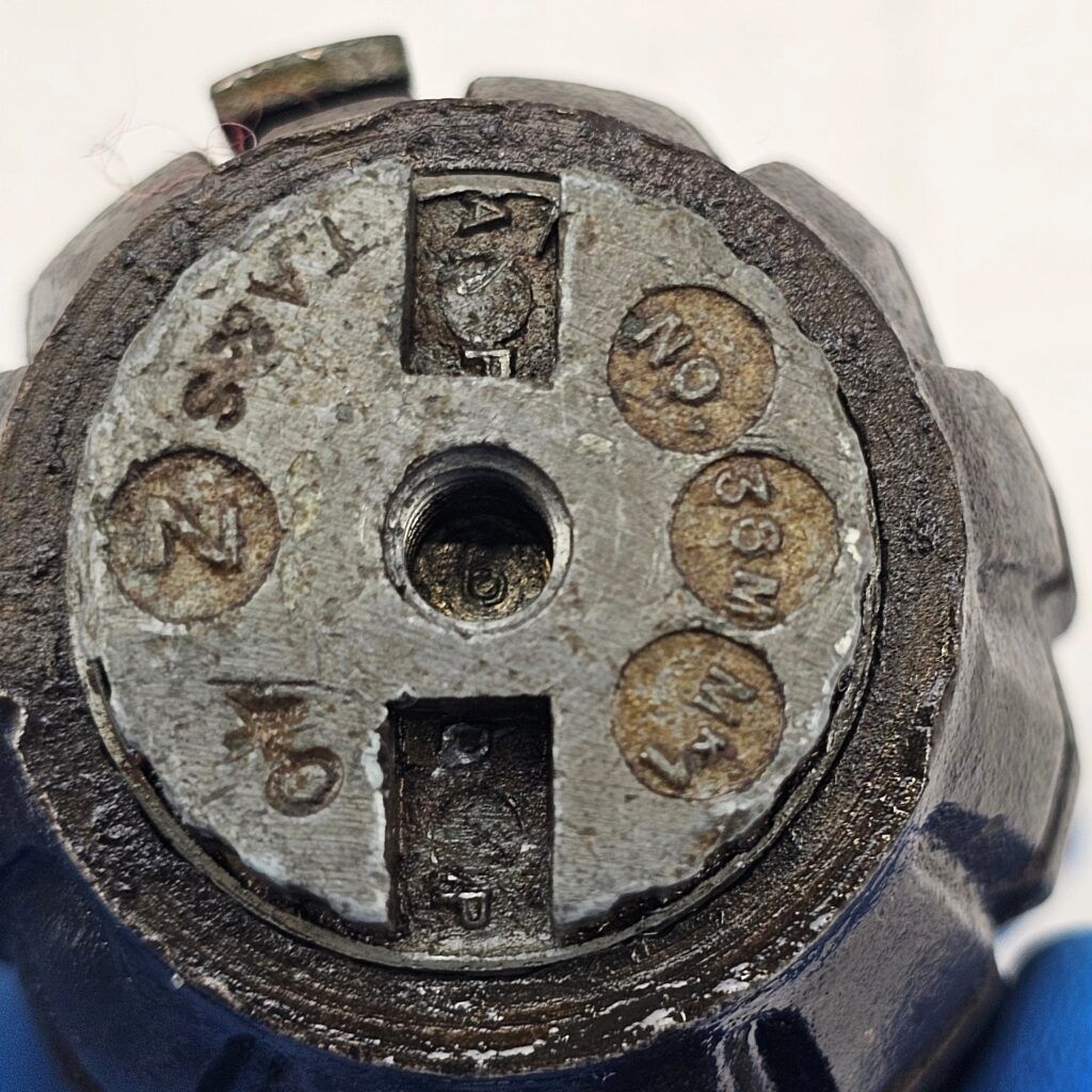 1940 Dated British No. 36 Mills Bomb Grenade - Inert - Sally Antiques