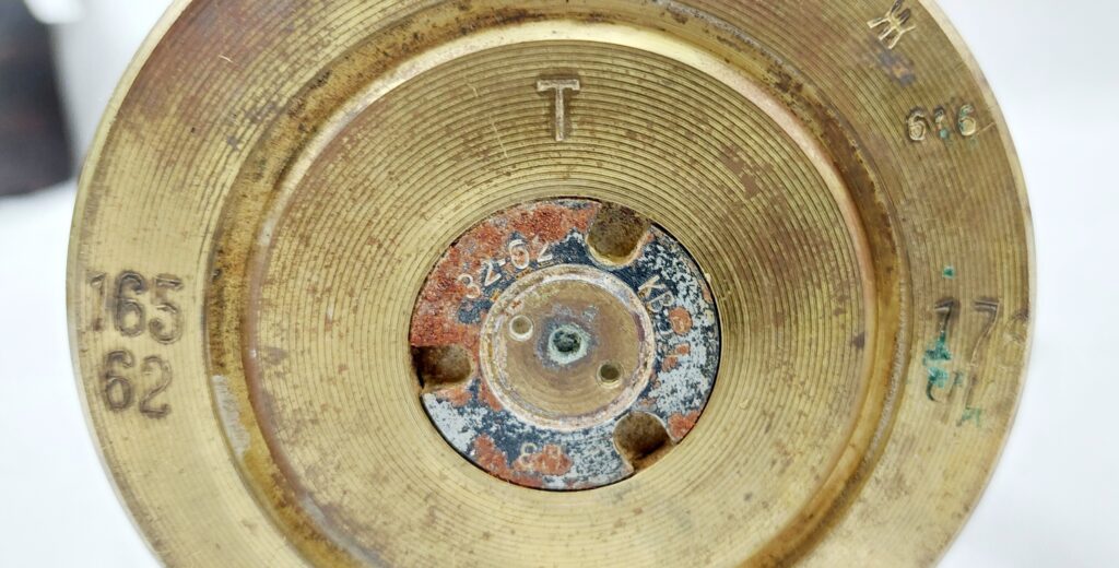 57mm Brass Shell Case - Sally Antiques