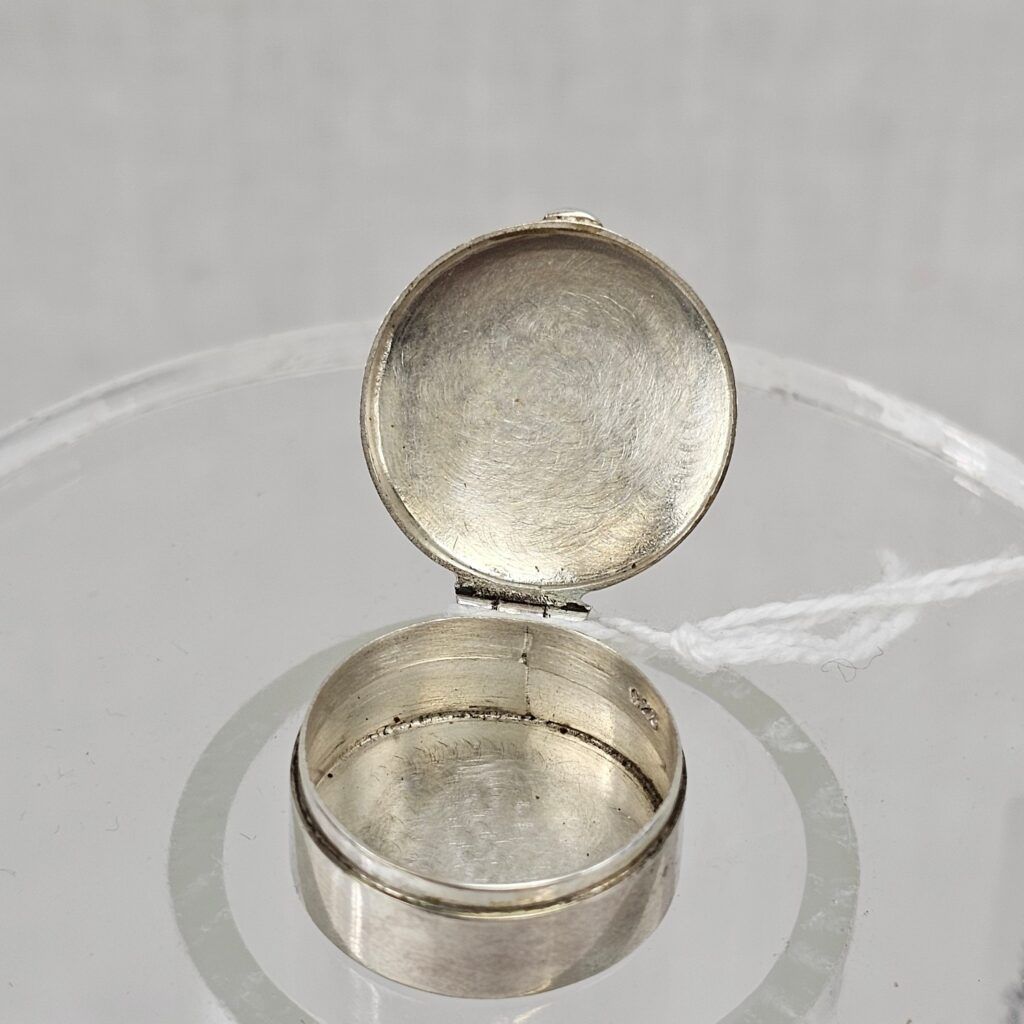 925 Silver Pill Box - Sally Antiques