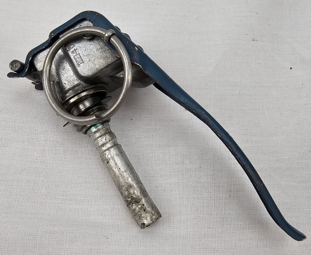British L3A2 Blue Drill Grenade Rare - Inert - Sally Antiques