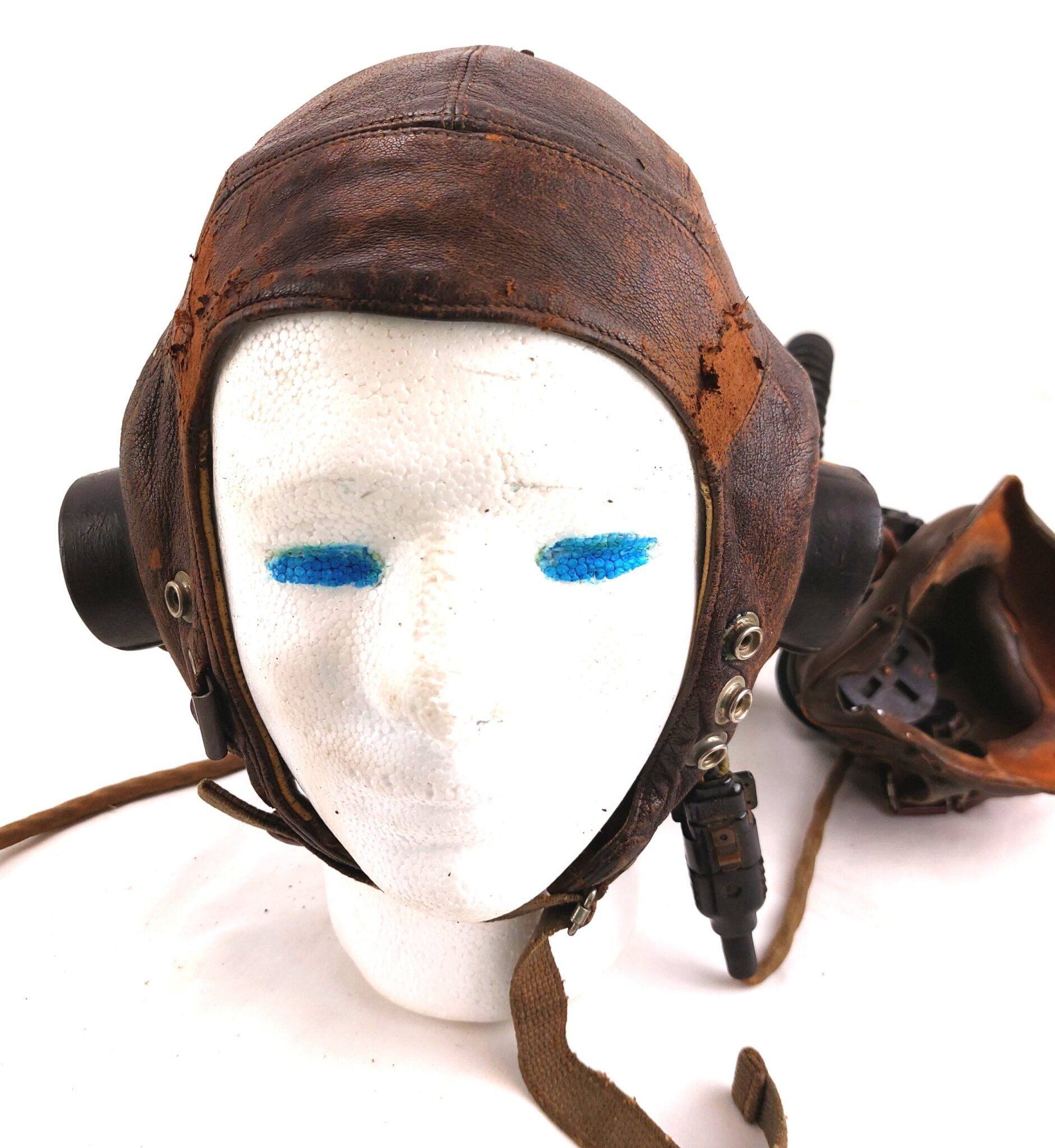 RARE, British, WW2, RAF Air Ministry Type C 2nd Pattern Flying Helmet ...