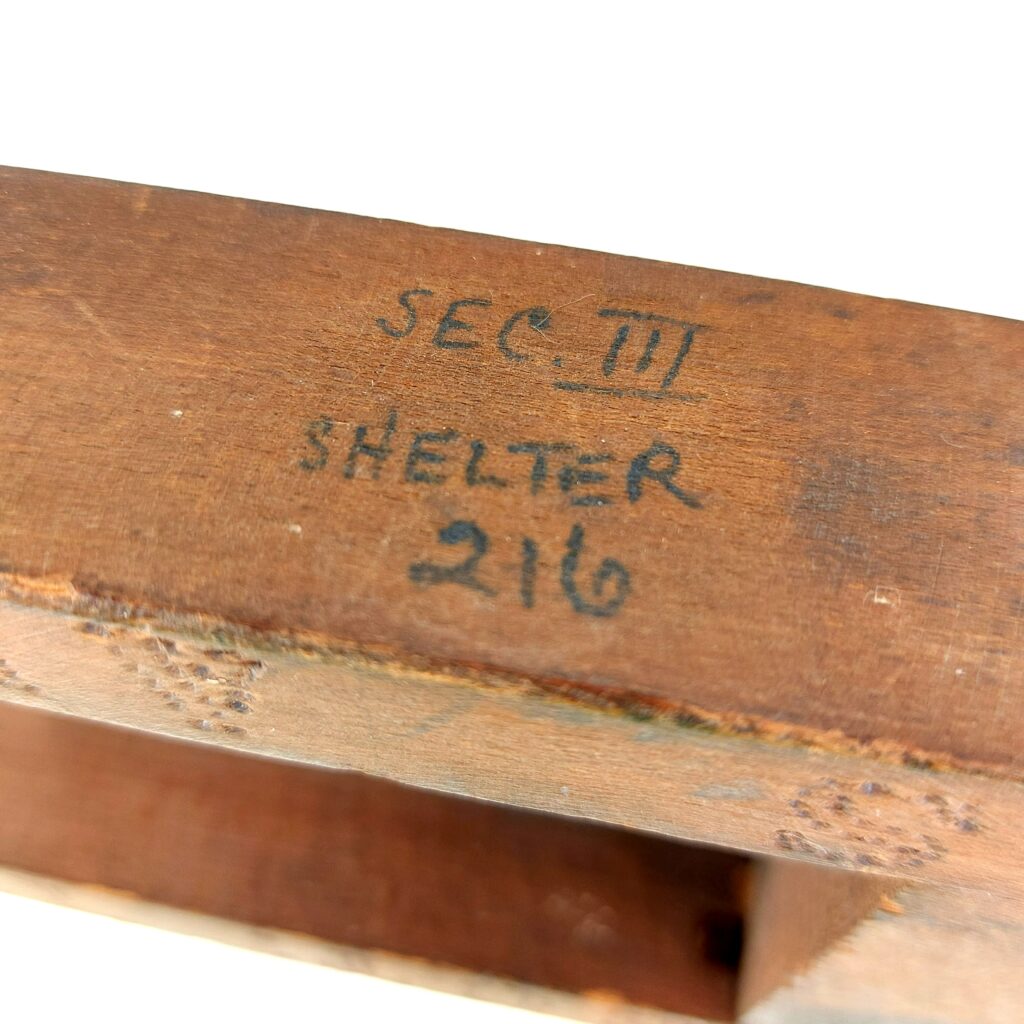 British, WW2, Original Gas Alarm Rattle, Marked "Sect III Gas Alarm ...