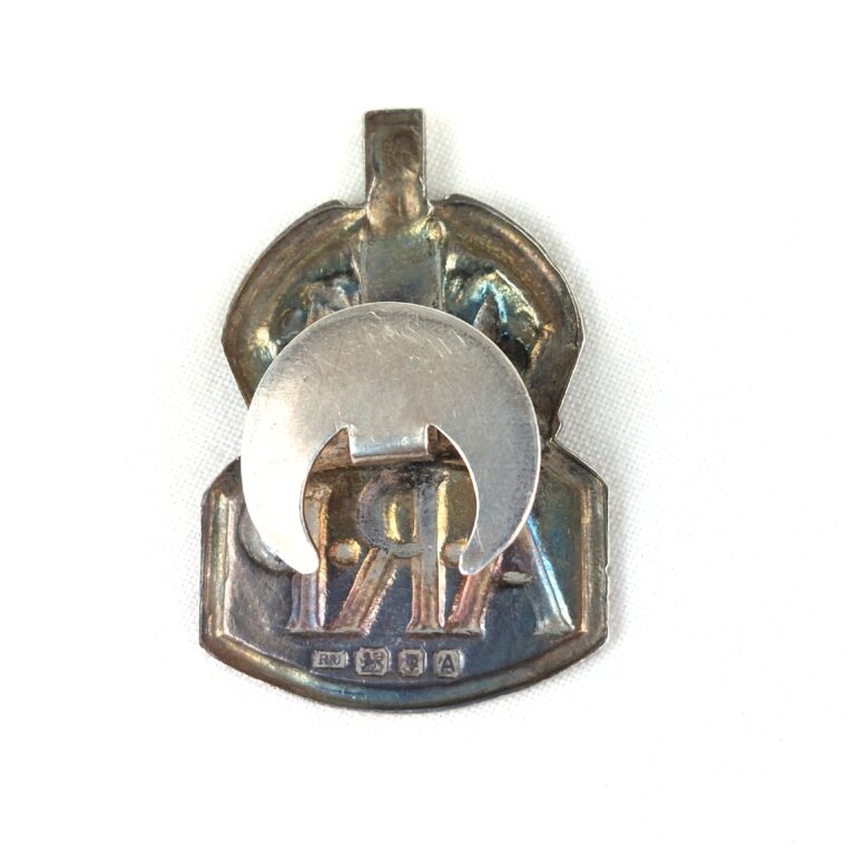 British, WW2, Silver Hallmarked Air Raid Precautions (A.R.P) Badge ...