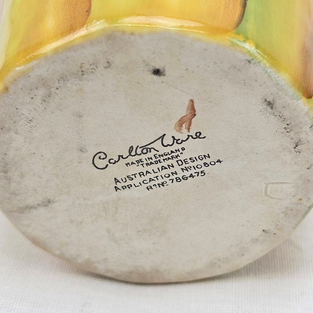 Carlton Ware Australian Design Art Deco Honey Pot - Sally Antiques