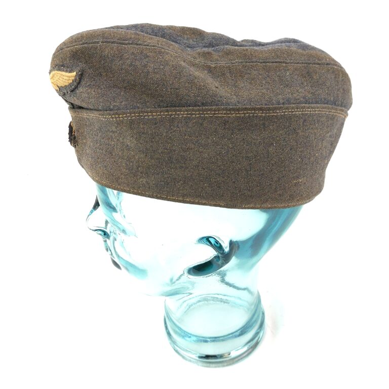 German, WW2, Luftwaffe EM-NCO M38 Overseas Side Cap – Fliegermütze ...