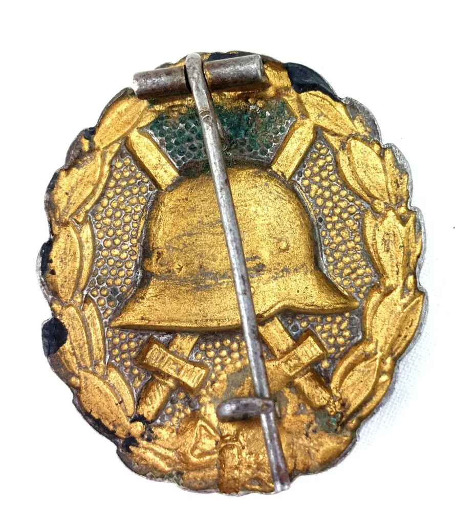 Imperial Germany, WW1, Silver Wound Badge, Hollow Back - Sally Antiques