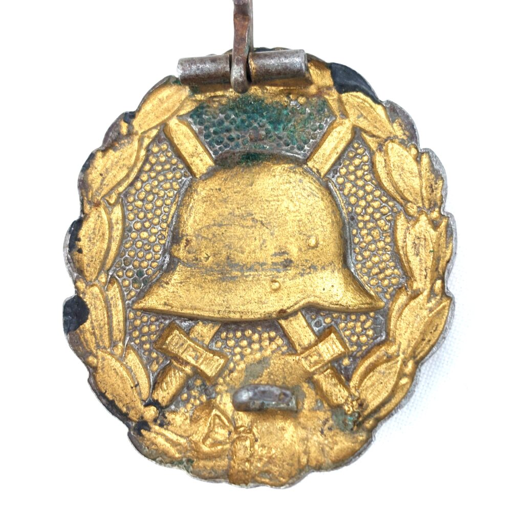 Imperial Germany, WW1, Silver Wound Badge, Hollow Back - Sally Antiques