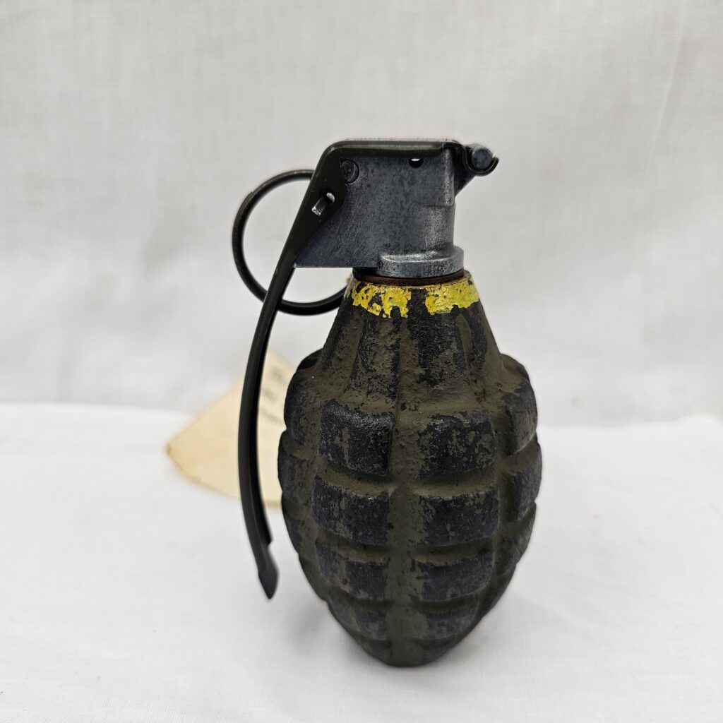 Post WW2 Vietnam Era American MK 2 Pineapple Grenade - Inert - Sally ...