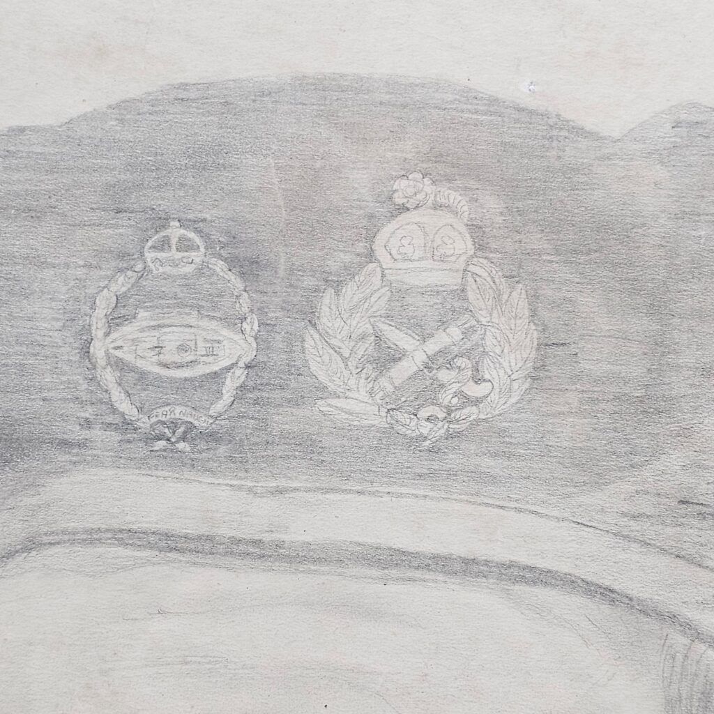 Rare Pencil Drawing Of Montgomery Drawn By A Soldier Serving In North ...