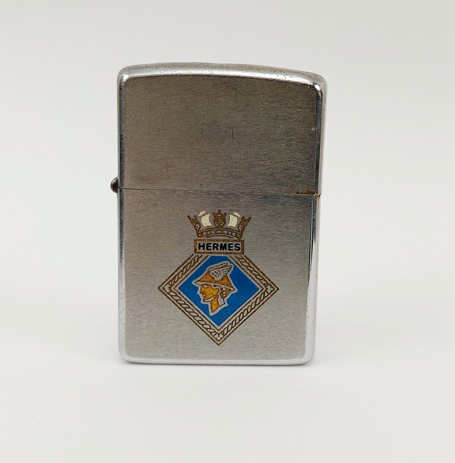 1974 HMS Hermes Zippo Lighter - Sally Antiques
