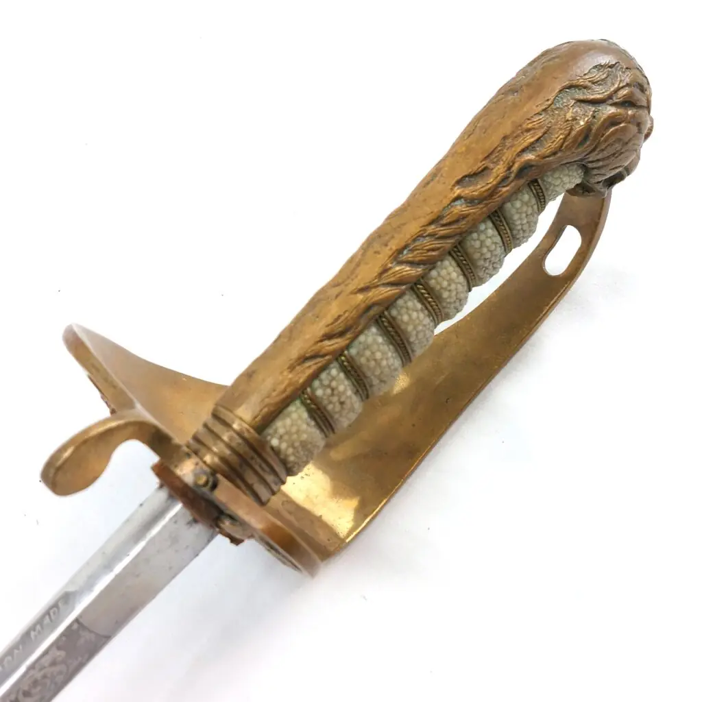 British, 1827 Pattern Royal Navy Officers Dress Sword & Scabbard, Kings ...