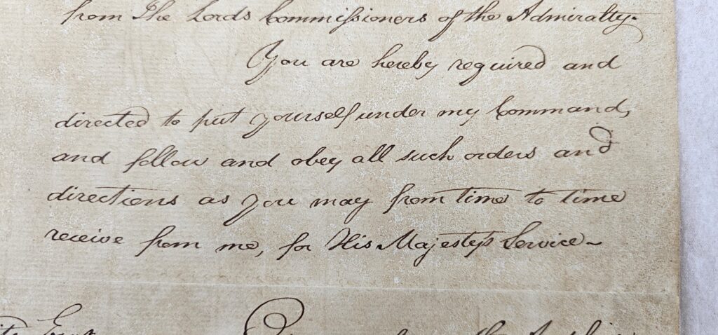 Large And Important 1803 Dated Letter Signed By Admiral Lord Horatio ...
