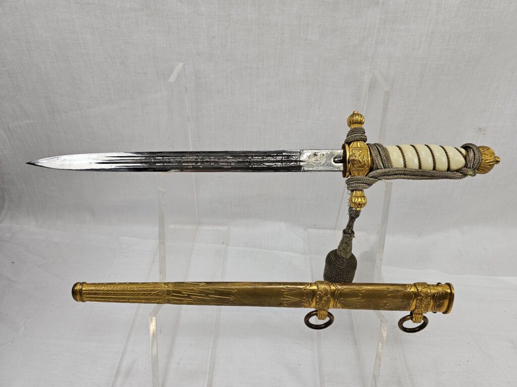 M1929 1st Model Imperial German Navy Dagger By Eickhorn With Portepee ...