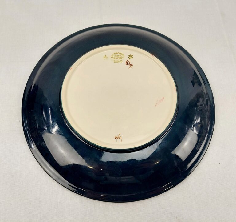 Moorcroft Floral Tubelined Charger Plate - Sally Antiques