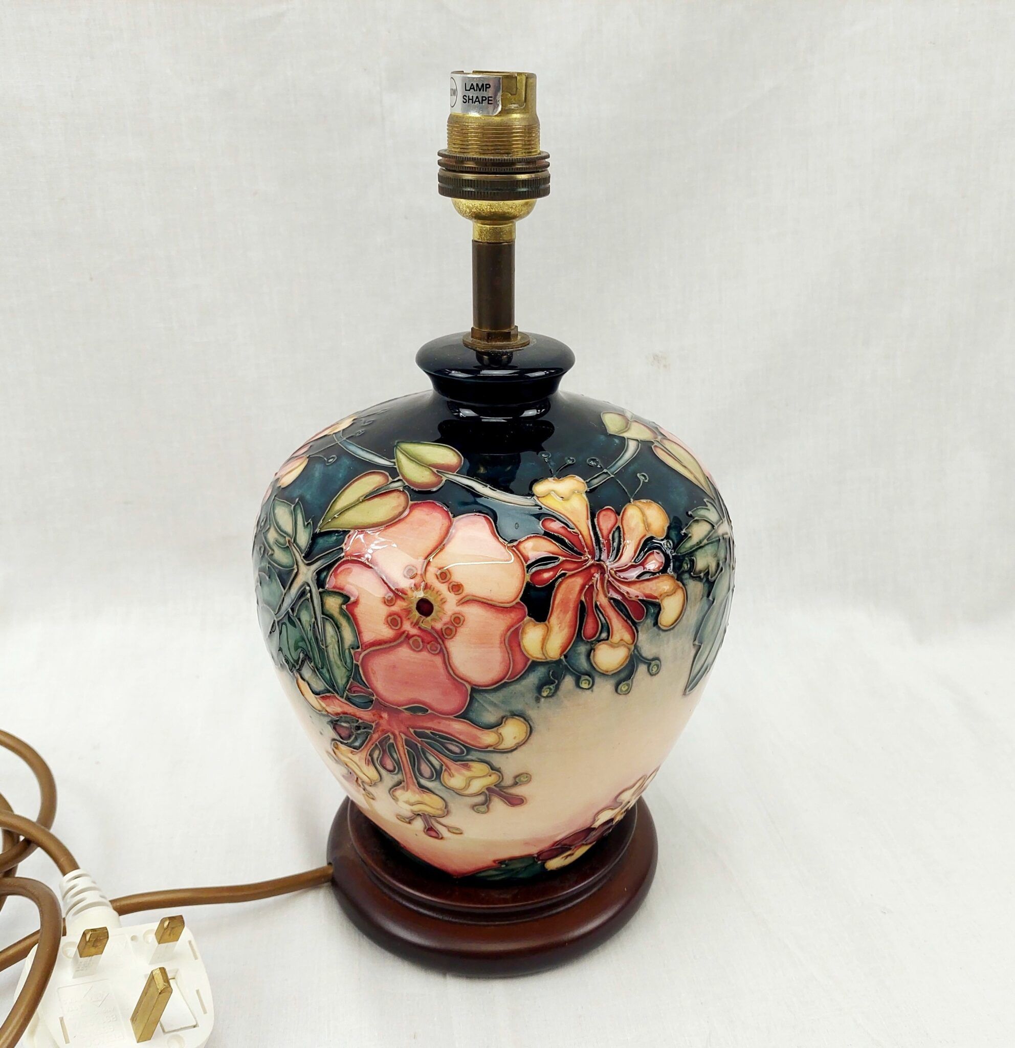 Moorcroft Oberon Design Table Lamp - Sally Antiques