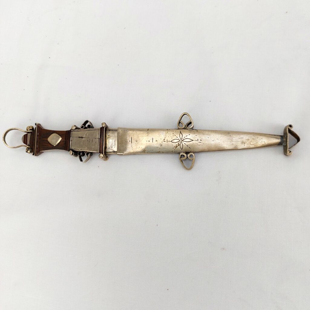 North Africa, Small Antique Tuareg Silver Dagger - Sally Antiques