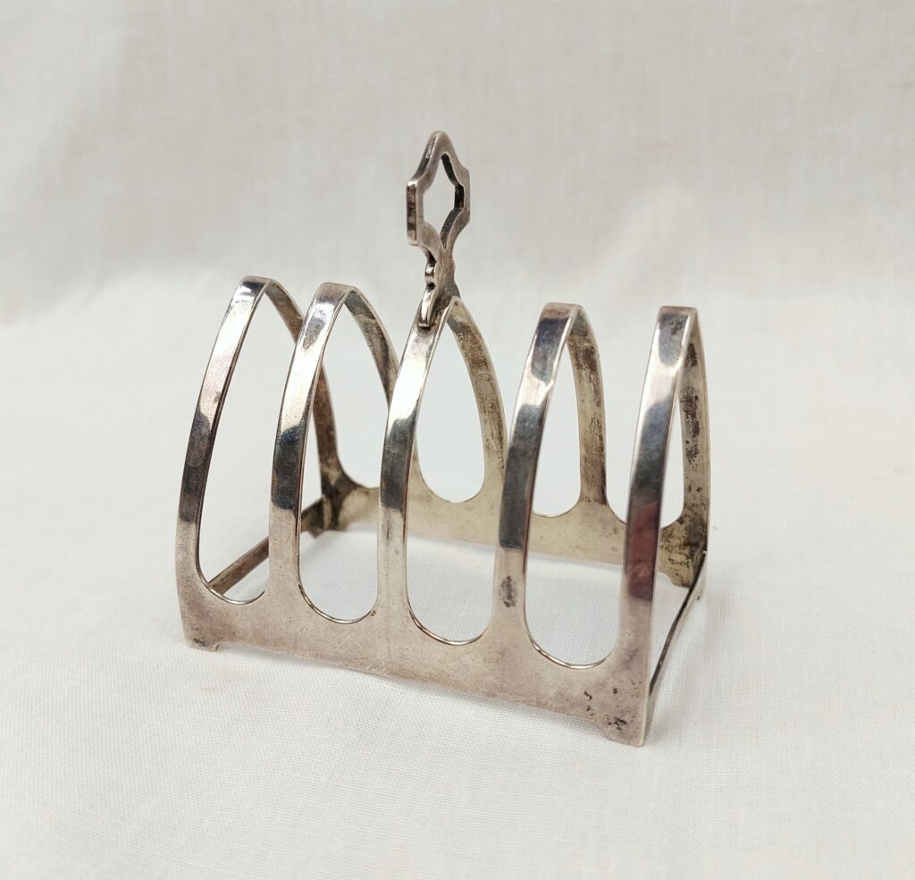 Sheffield 1860 Sterling Silver Toast Rack - Sally Antiques
