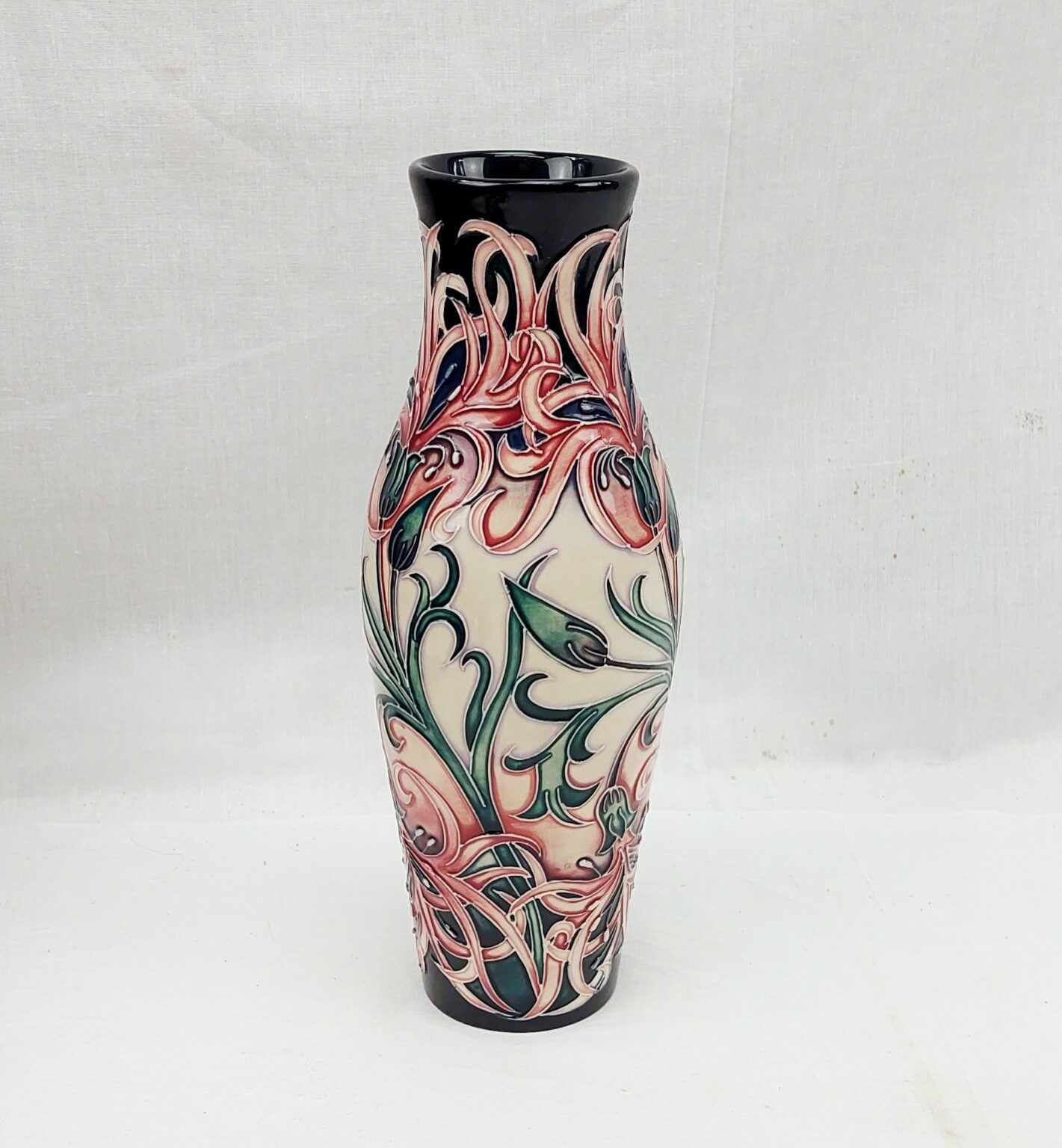 c2004 Moorcroft Ragged Robin Vase By Rachael Bishop - Sally Antiques