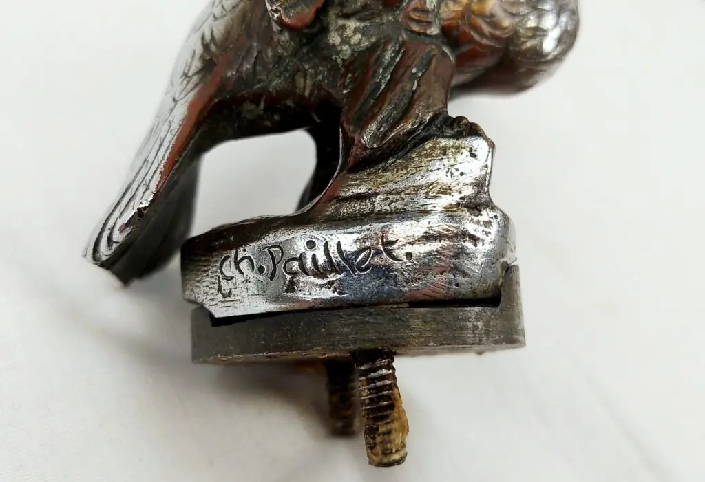 1920s Alvis Cars Chrome Car Mascot Modelled As An Eagle Signed Charles ...