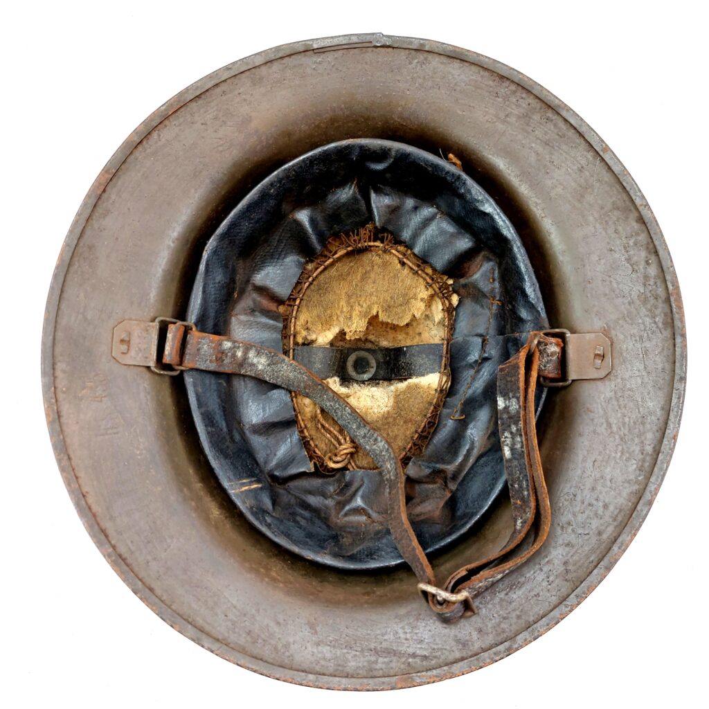 British, WW1, Mark 1 "War Office Pattern" Brodie Helmet, Marked HS 435 ...