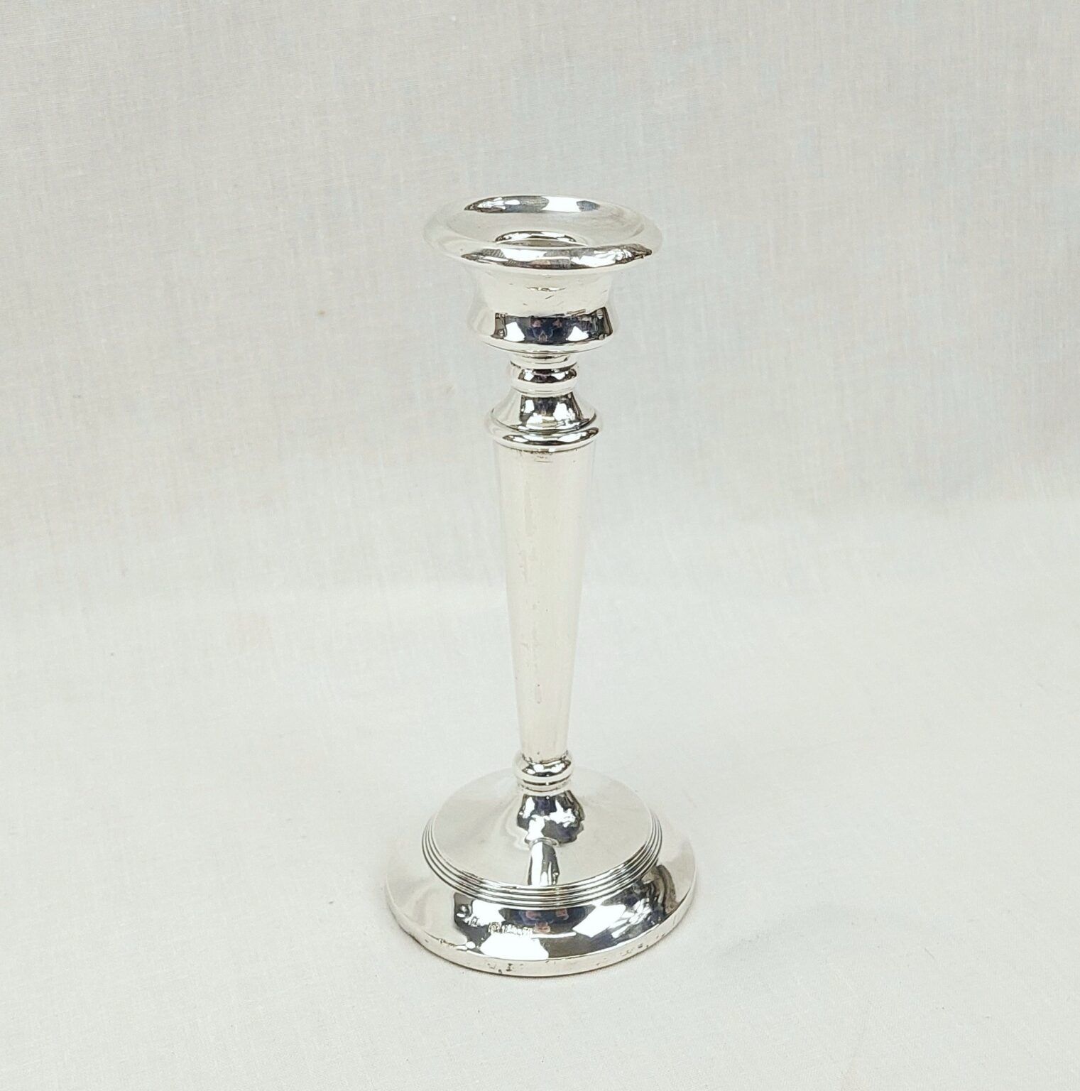 Birmingham 1921 Sterling Silver Candlestick - Sally Antiques