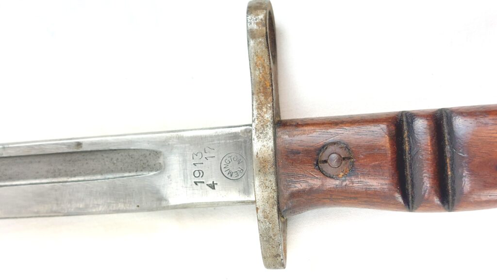 British, WW1, 1913 Pattern Sword Bayonet, by Remington, dated April ...