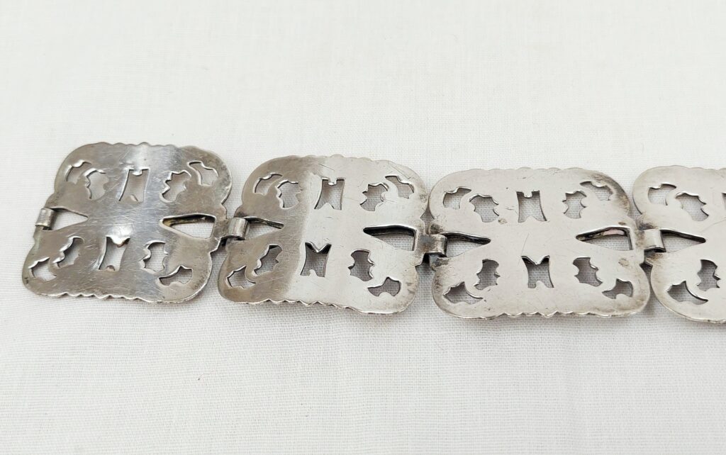 Vintage Silver Plated Nurses Buckle And Belt - Sally Antiques