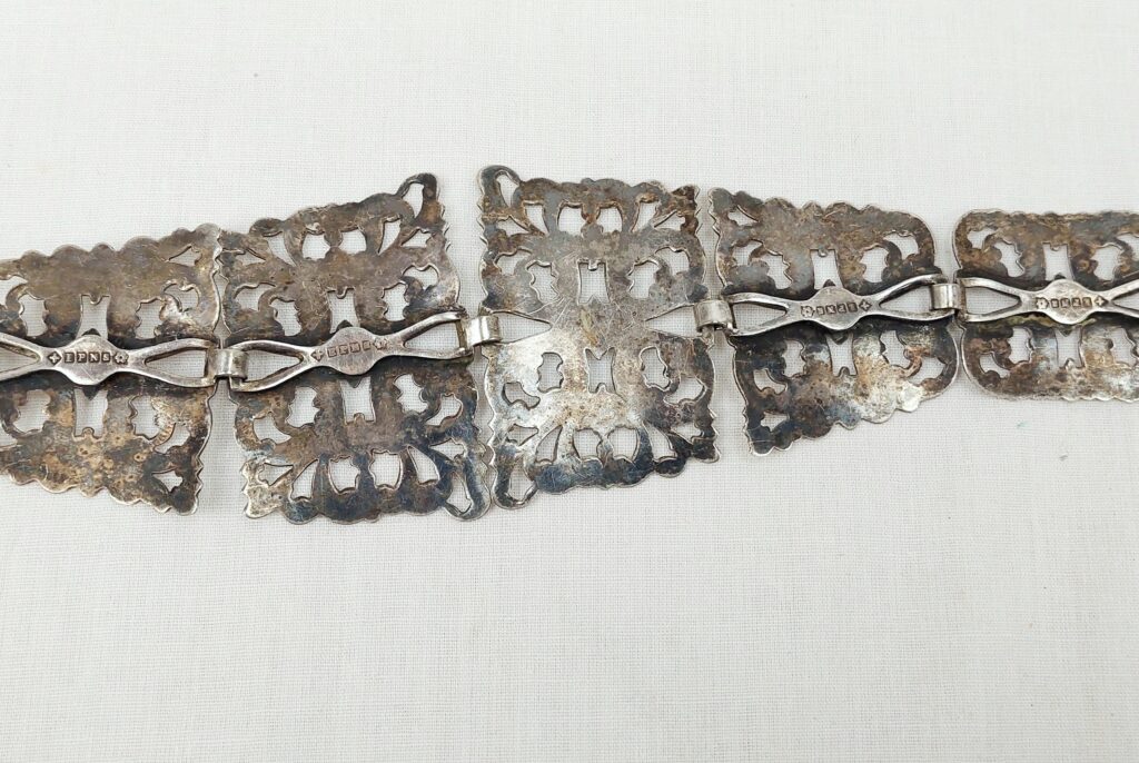 Vintage Silver Plated Nurses Buckle And Belt - Sally Antiques