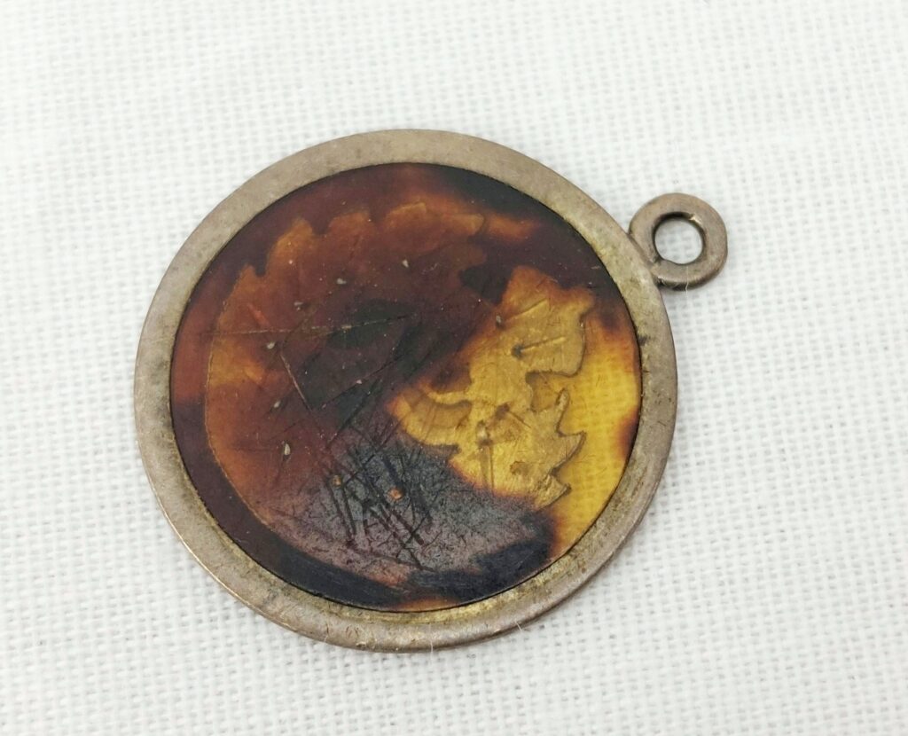 WW1 Silver Royal Engineers Sweetheart Fob - Sally Antiques