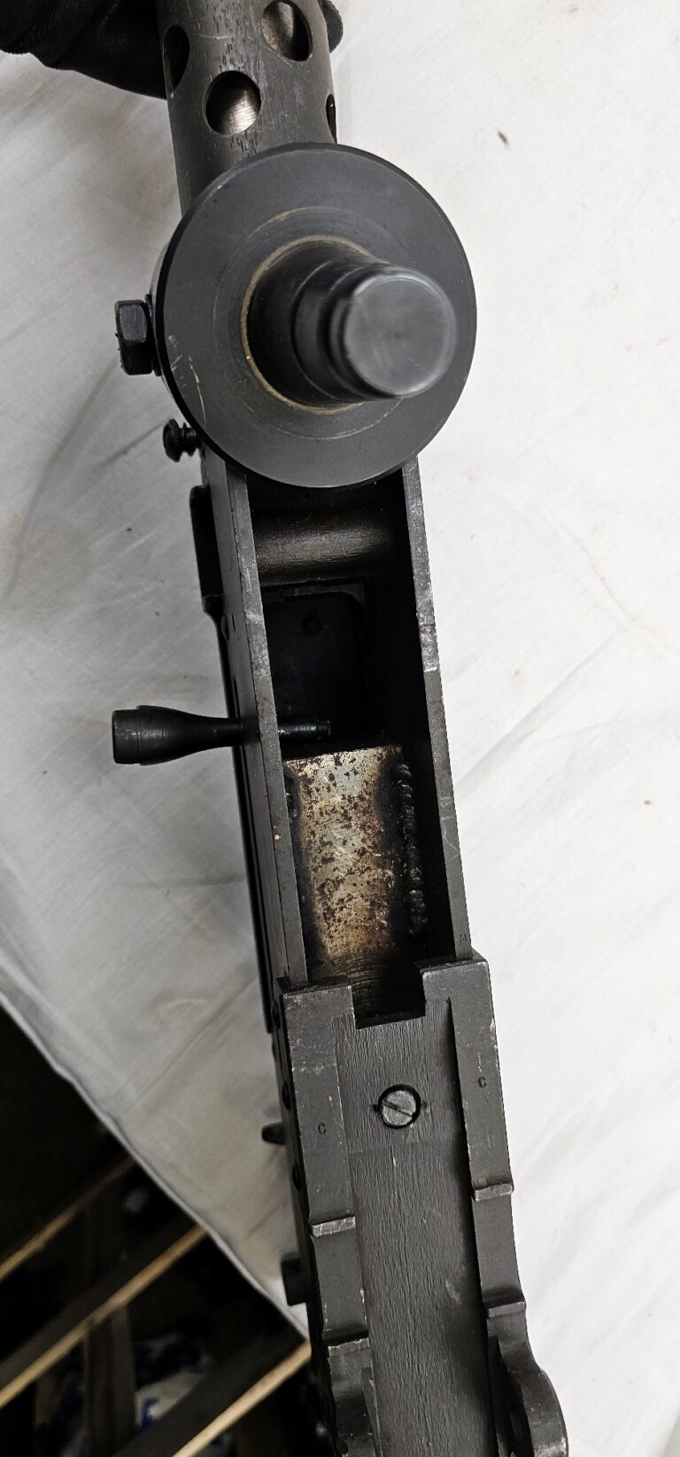 WW2 American US Browning .30 Cal Machine gun Model 1919 A4, Ammo Box ...