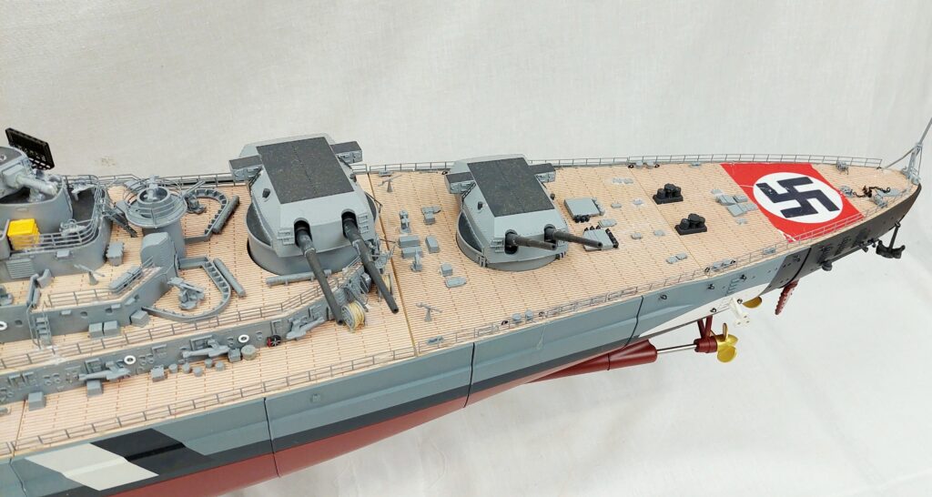 1 200th Scale Static Display Model Of SMS Bismarck By Hatchett With ...