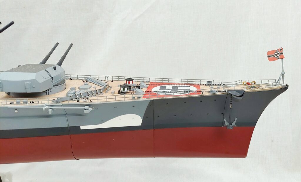 1 200th Scale Static Display Model Of SMS Bismarck By Hatchett With ...