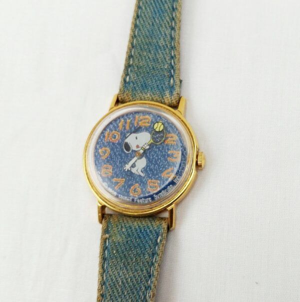 1958 Timex Snoopy Playing Tennis Watch With Original Strap GWO - Sally ...