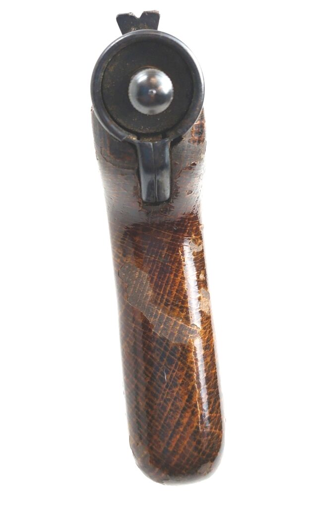 British, Diana Model Number 2 Gat Type Air Pistol, with smooth wooden ...