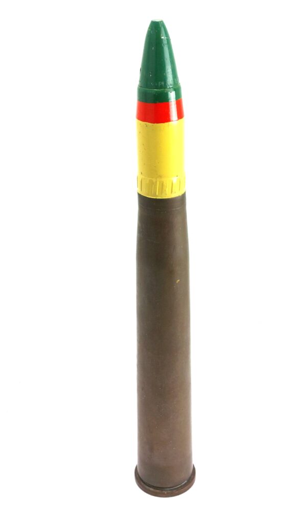 British Royal Navy, 40mm Mark 4 Bofors Shell, Made by Elswick Cartridge ...