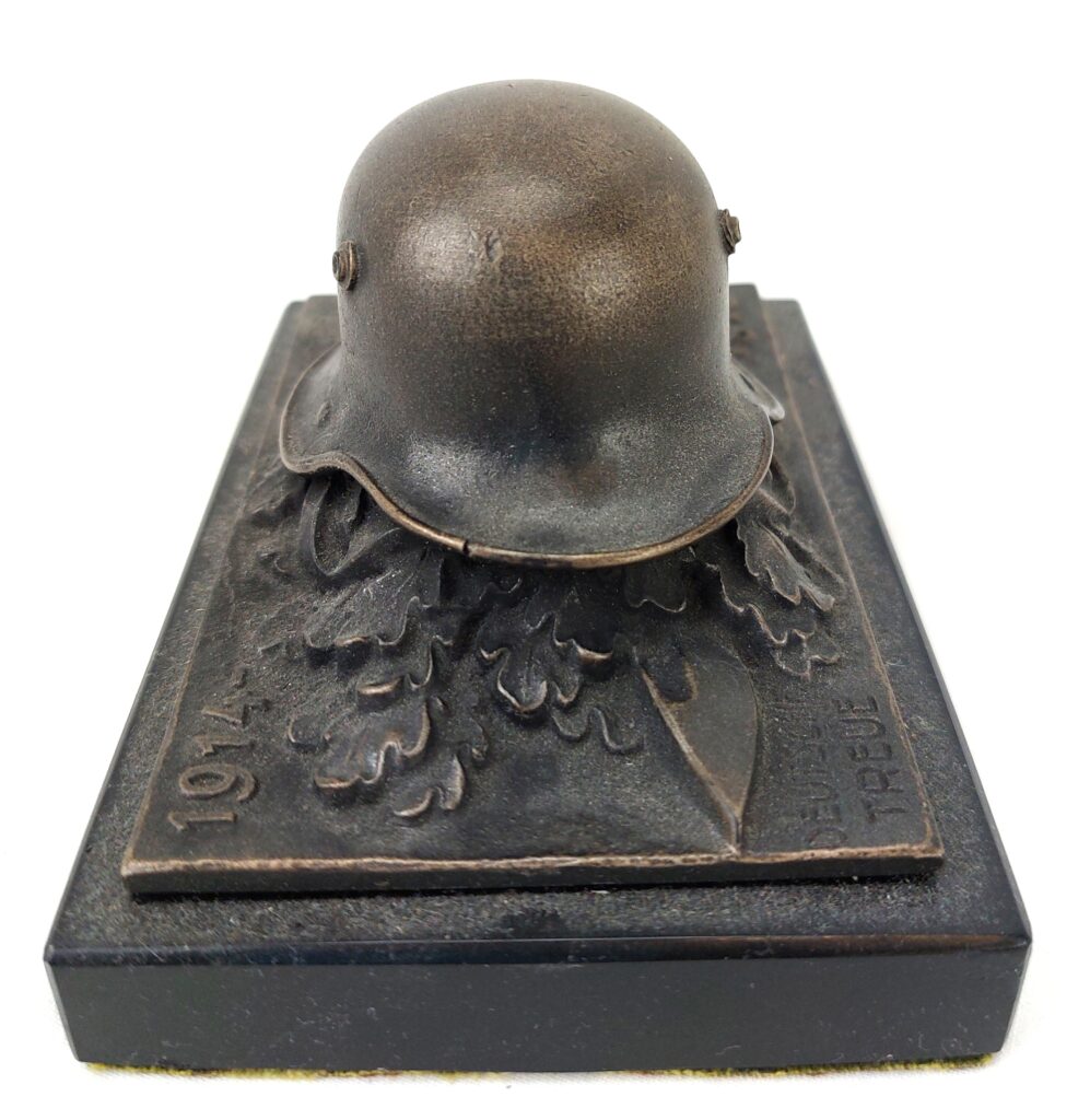 Imperial German, WW1, Original Helmet & Bayonet Bronze & Marble Paper ...