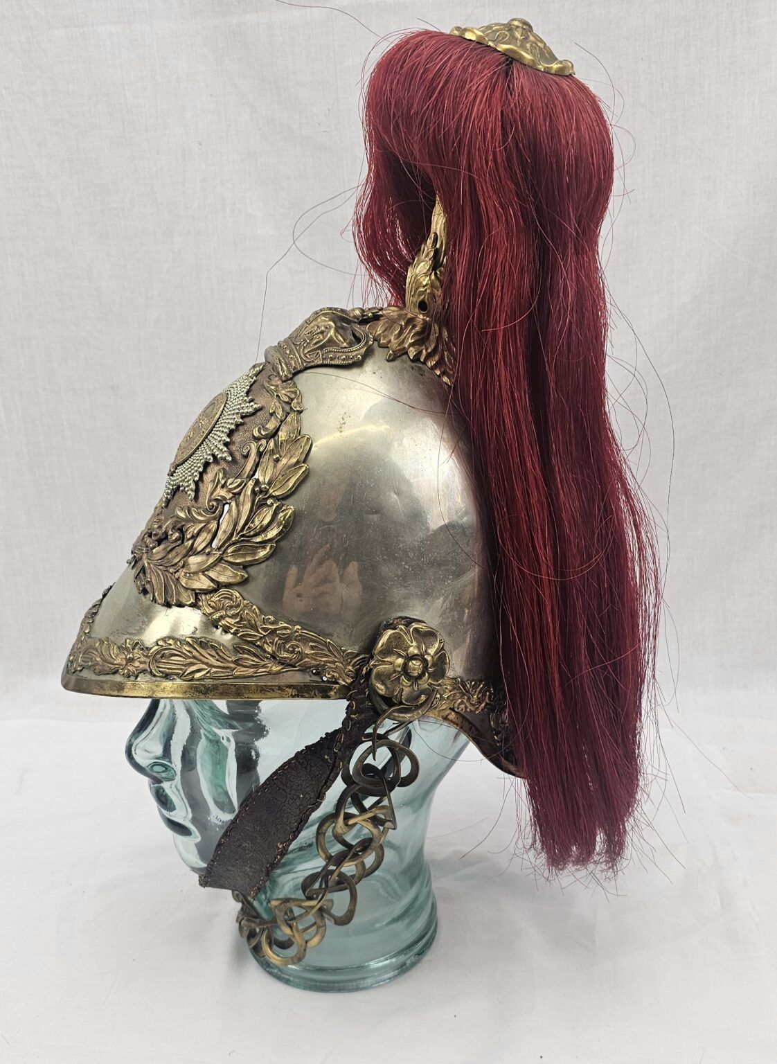 Scarce South Salopian Yeomanry 1871 Pattern Victorian Troopers Helmet ...