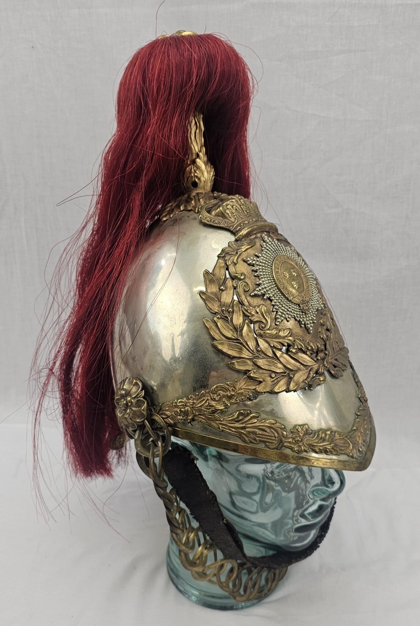 Scarce South Salopian Yeomanry 1871 Pattern Victorian Troopers Helmet ...
