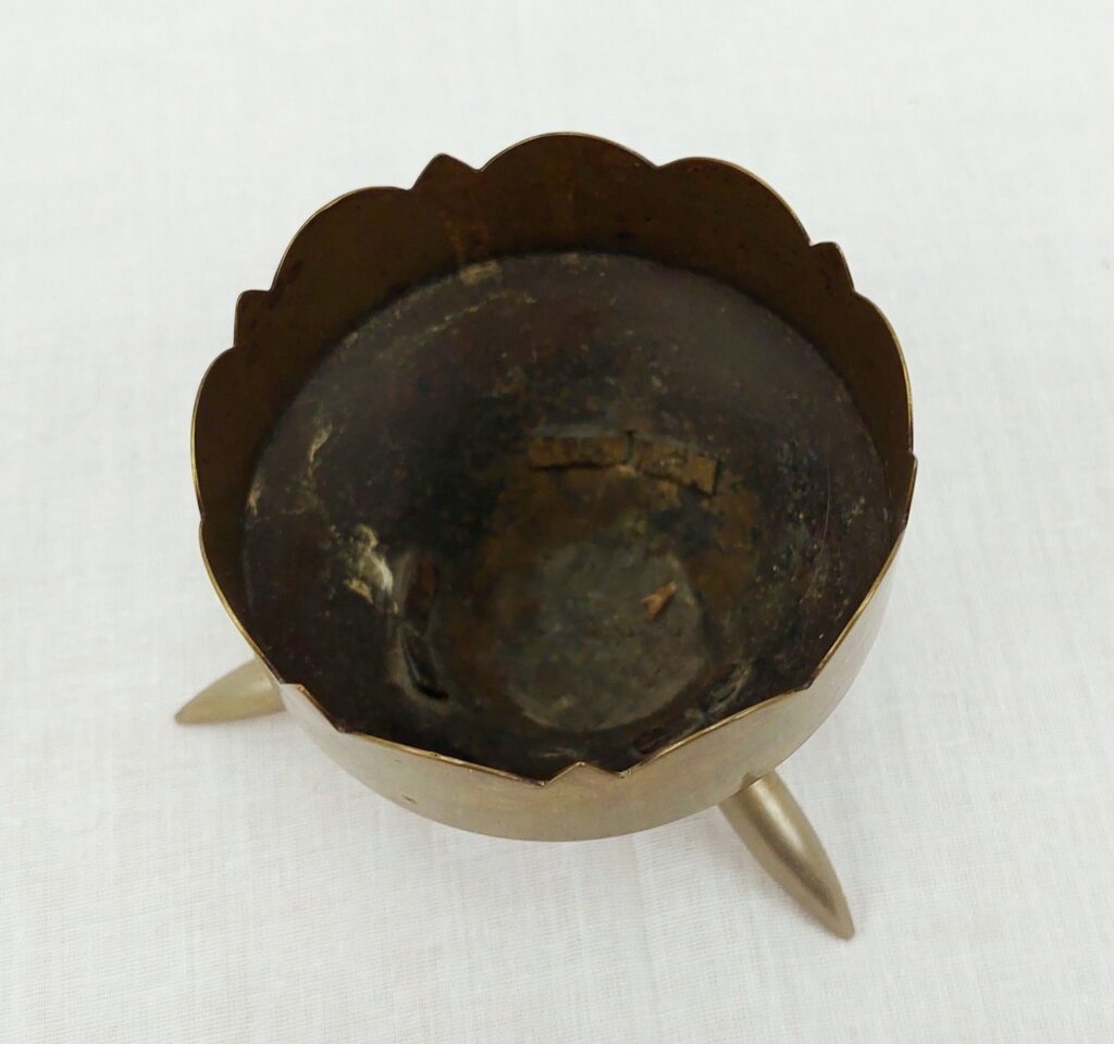 WW1 Trench Art Bullet Bowl 1915 Battle Of Jenikoj - Sally Antiques