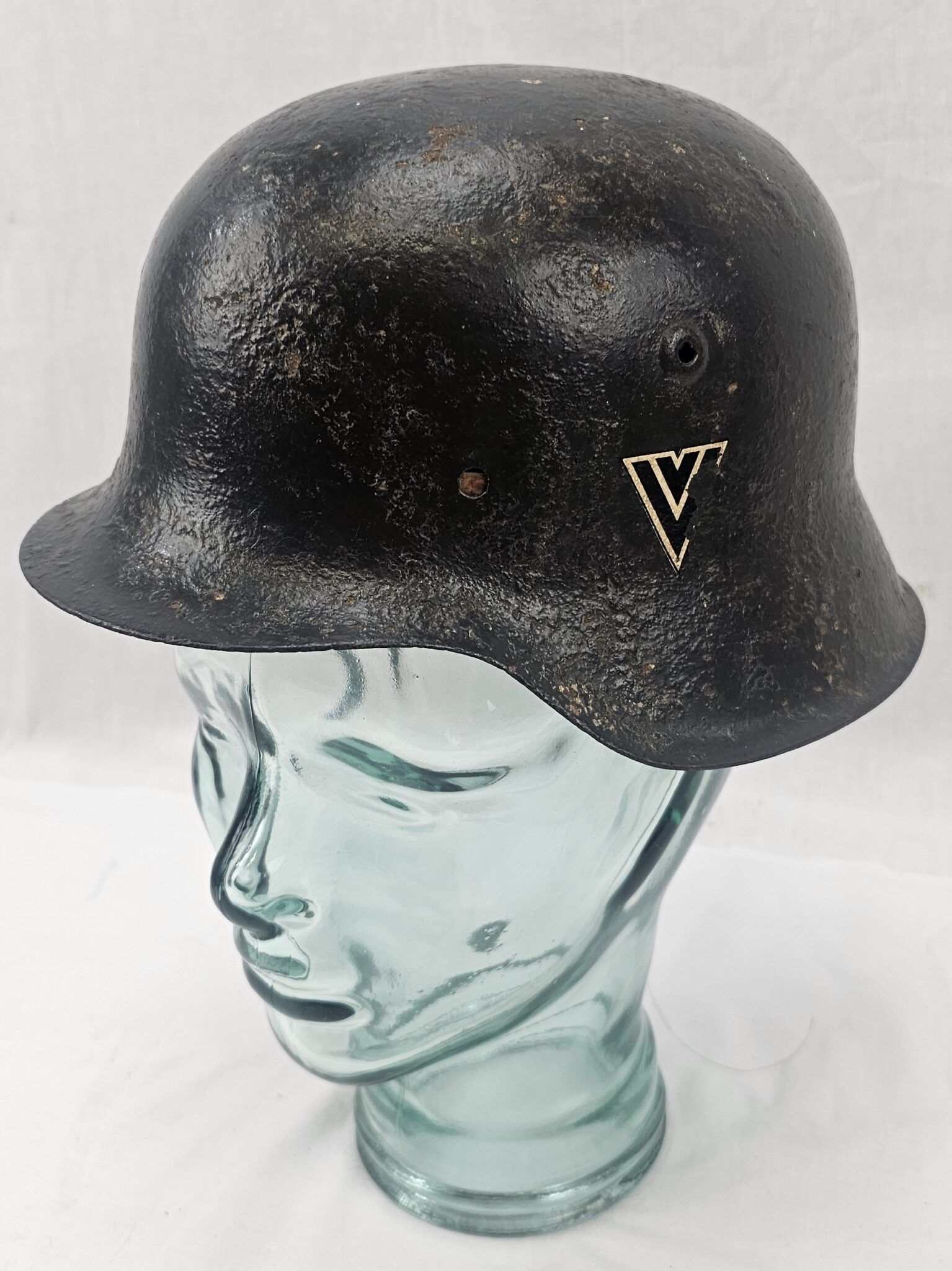 WW2 German M42 Nazi SS Helmet - Sally Antiques