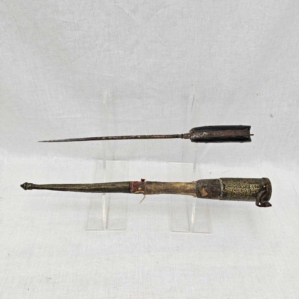 19th Century Indo-Persian/Afghan Choora Knife or Pesh-Kabz Dagger and ...