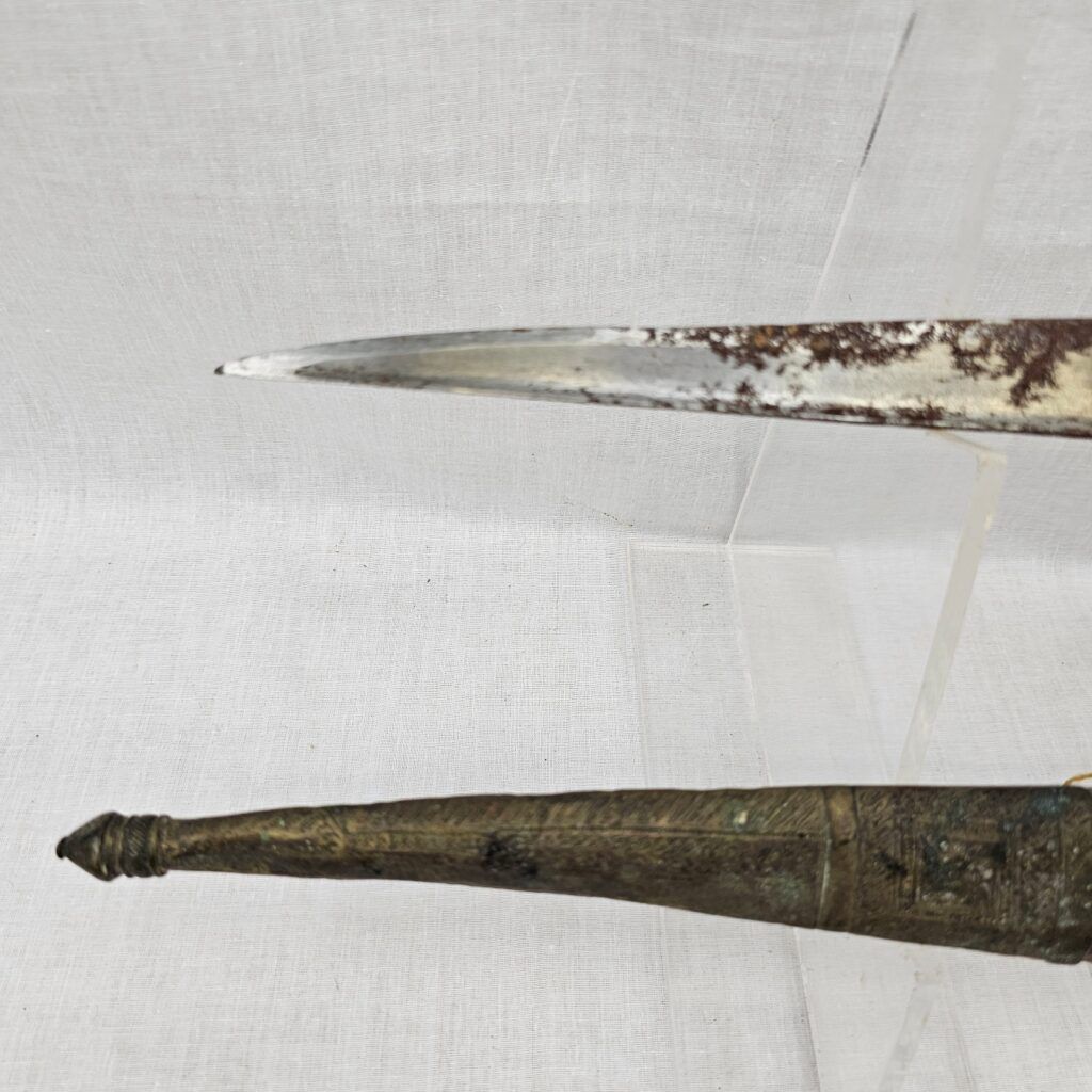 19th Century Indo-Persian/Afghan Choora Knife or Pesh-Kabz Dagger and ...